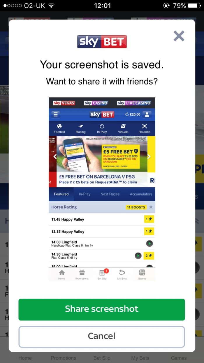 Sky Bet socialises mobile betting with picture sharing functionality ...