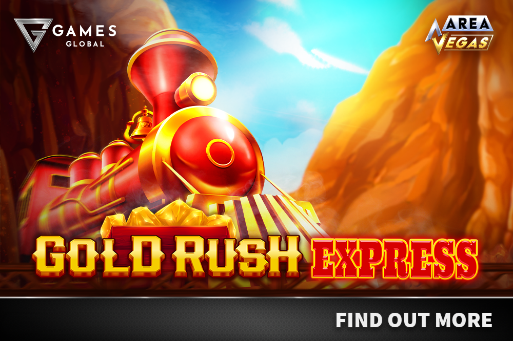 Gold Rush Express by AreaVegas Games, exclusively from Games Global ...